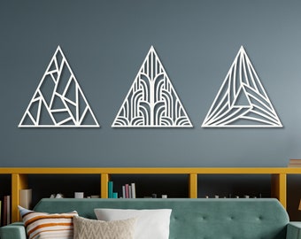 Triangle Wall Art | Etsy