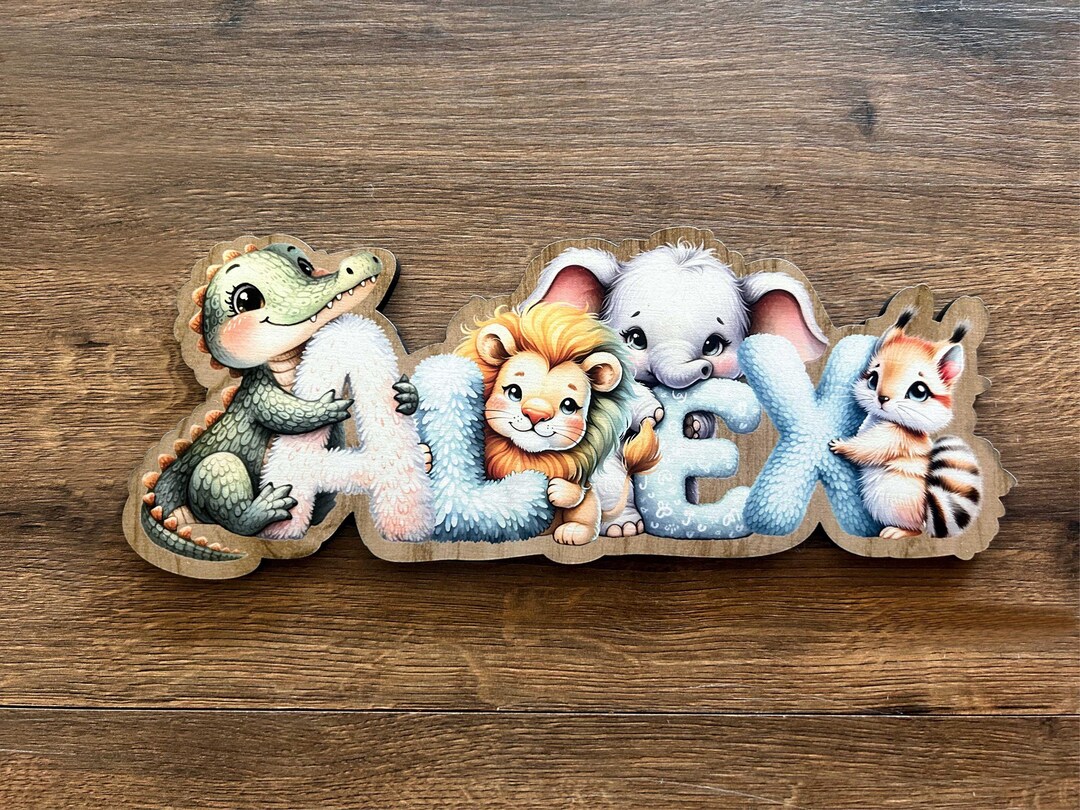 Kids Door Sign, Custom Name Sign for Nursery, Child Room Sign, Baby ...