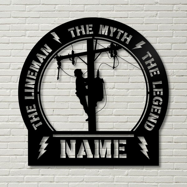 Lineman Wall Art - Etsy