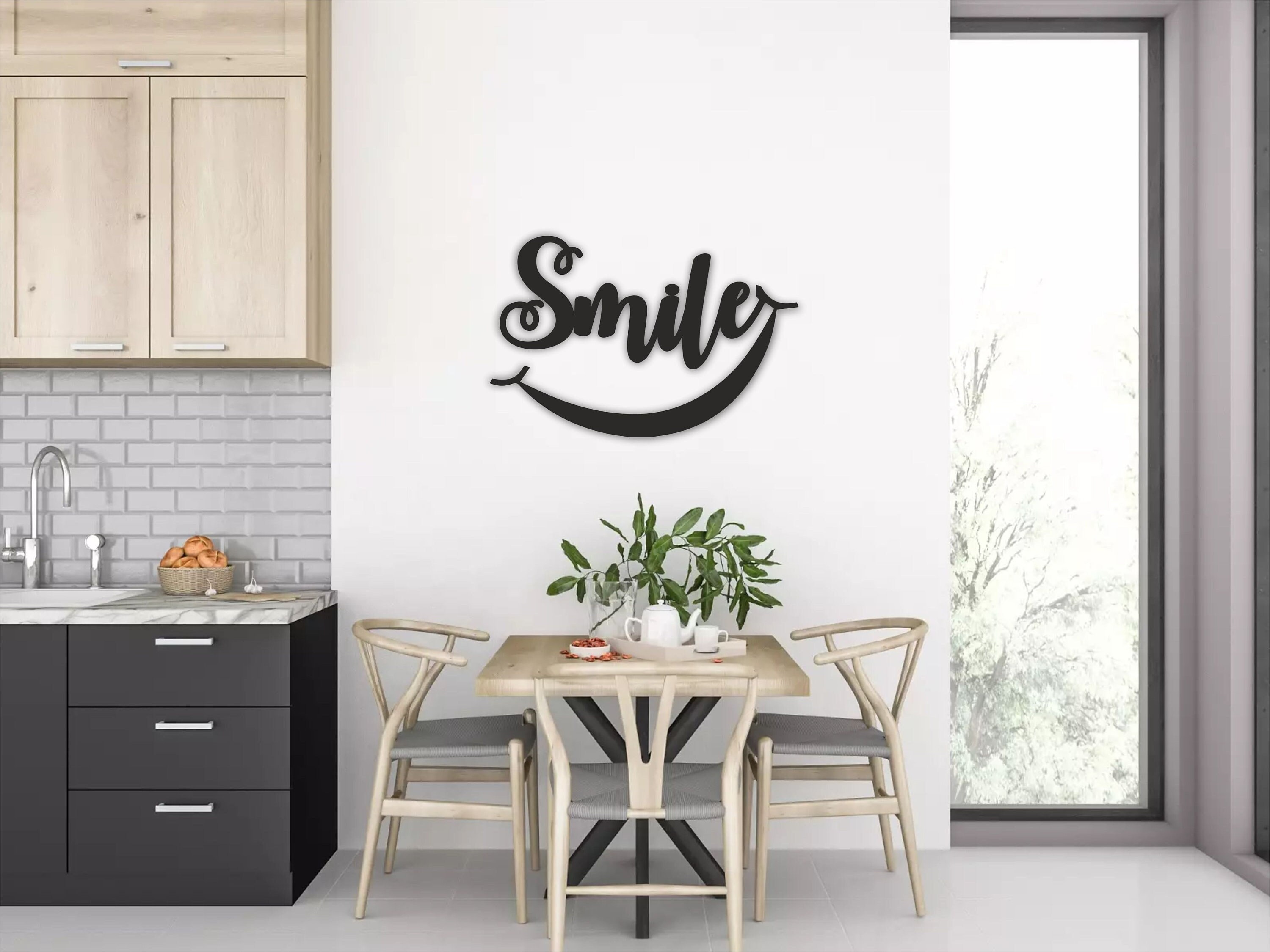 Smile Wall Art Smile Metal Wall Decor Smile Sign Dentist - Etsy