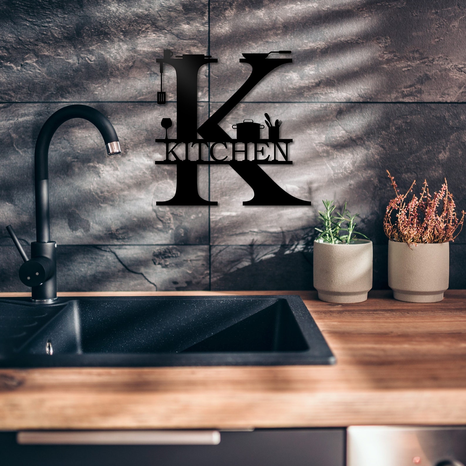 Kitchen Wall Decor Metal Kitchen Sign for Modern Home - Etsy