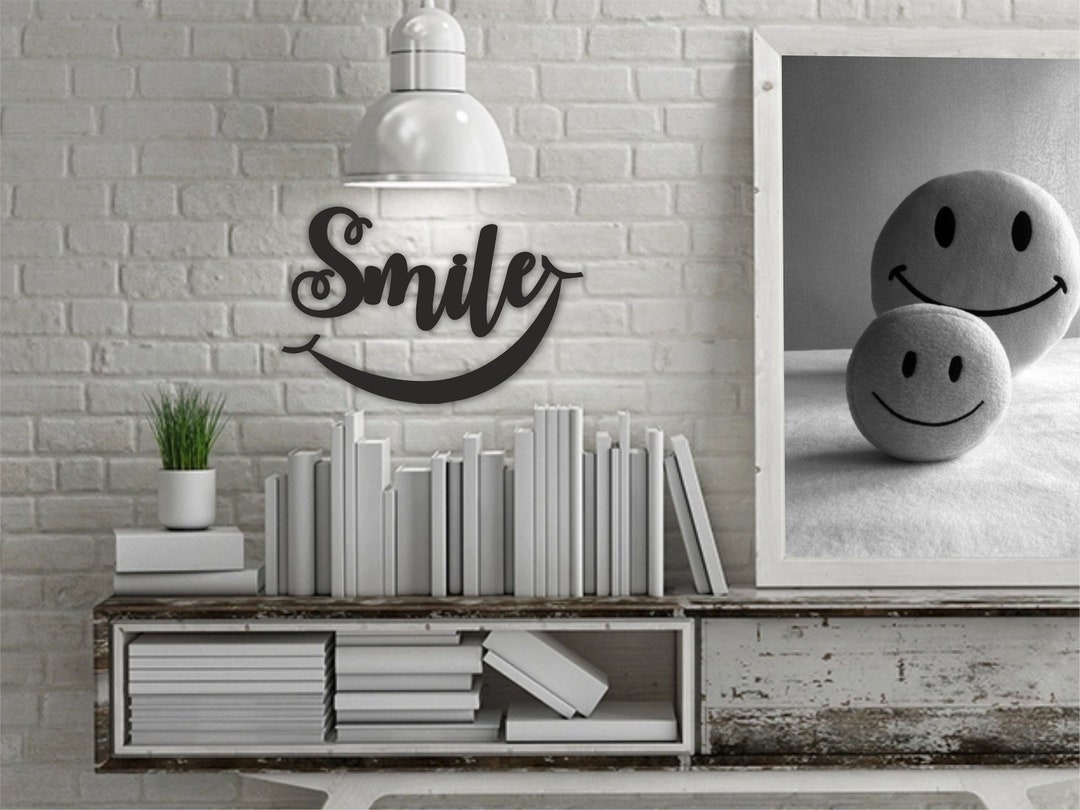 Smile Wall Art , Smile Metal Wall Decor , Smile Sign , Dentist Office ...