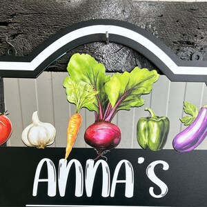 Custom Veggie Garden Sign , Metal Vegetable Farm Sign , Vegetable Patch ...