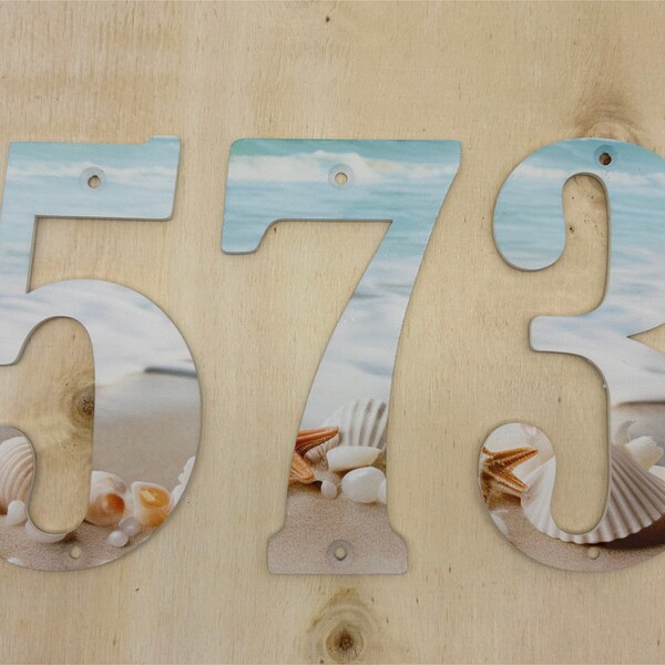 Beach Themed Address Signs - Etsy
