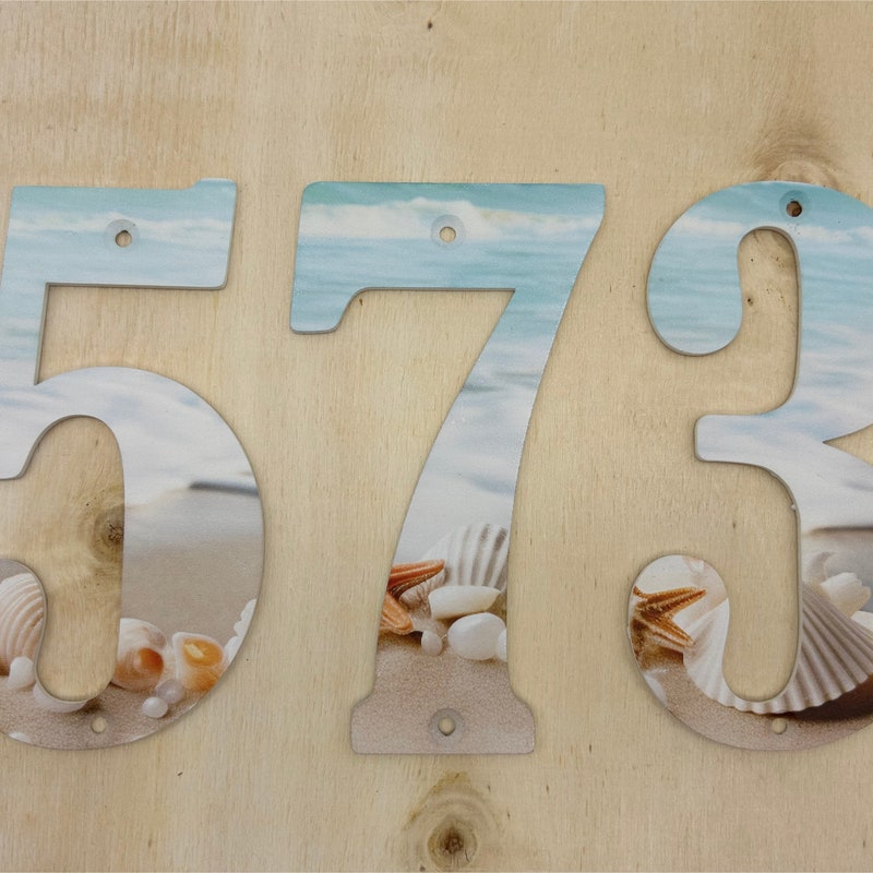 Beach House Numbers - Etsy
