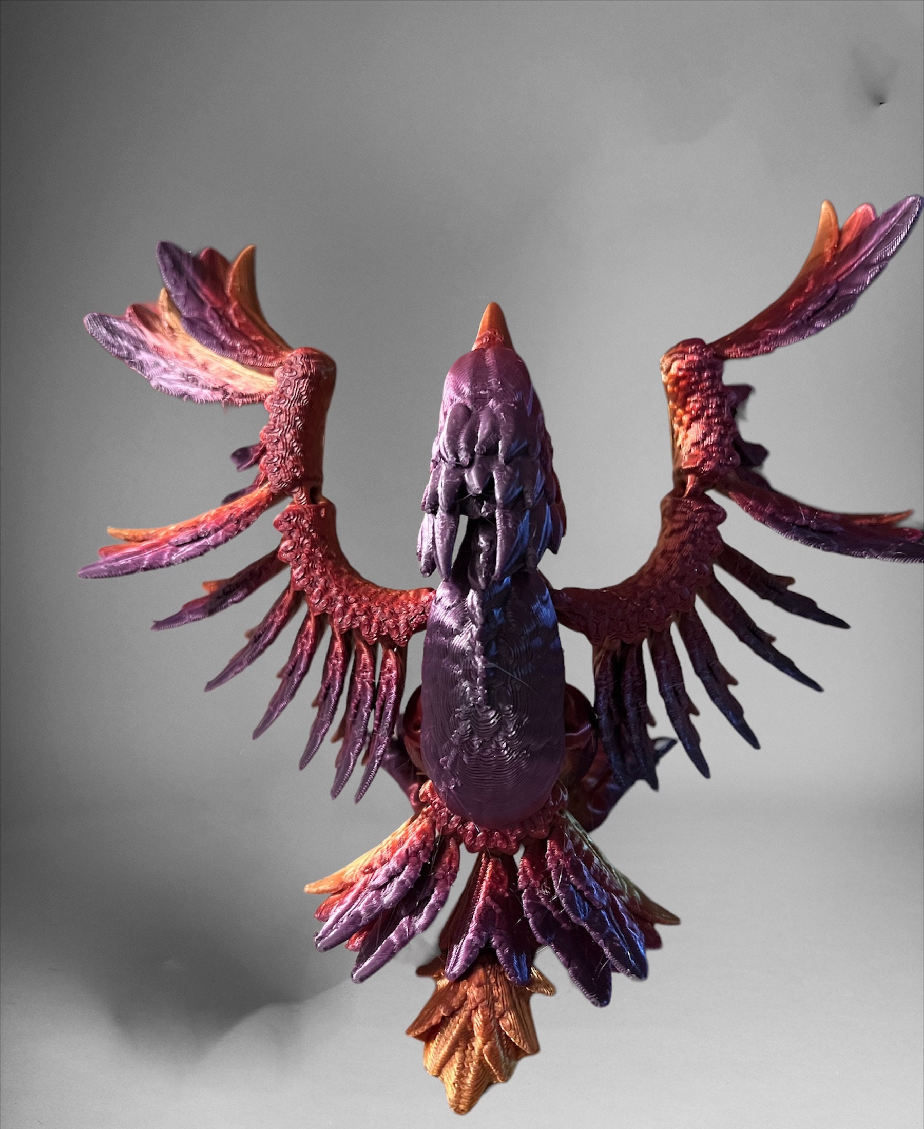 Phoenix on a Crystal Stand - Etsy