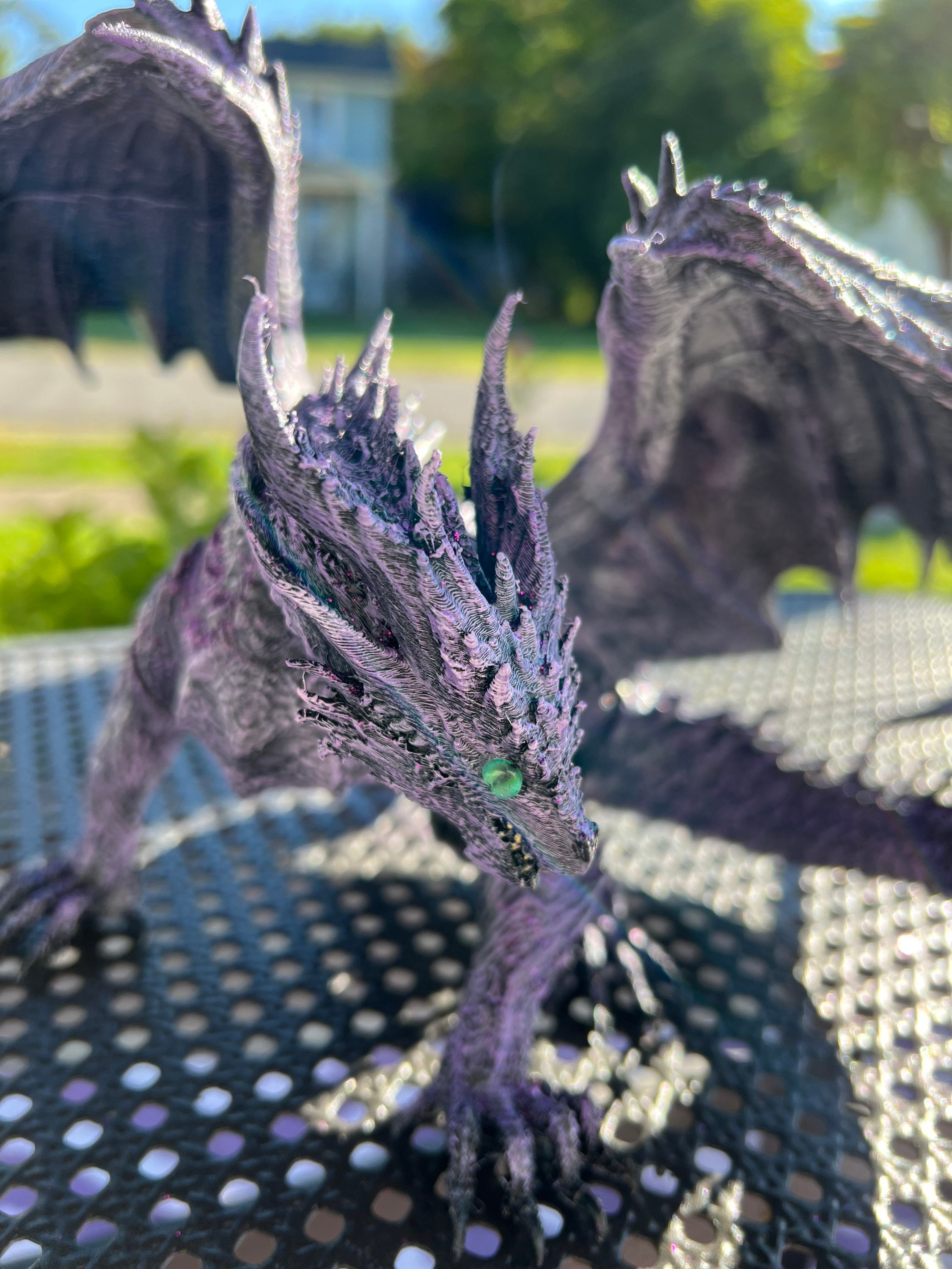 3D Spitting Dragon - Etsy