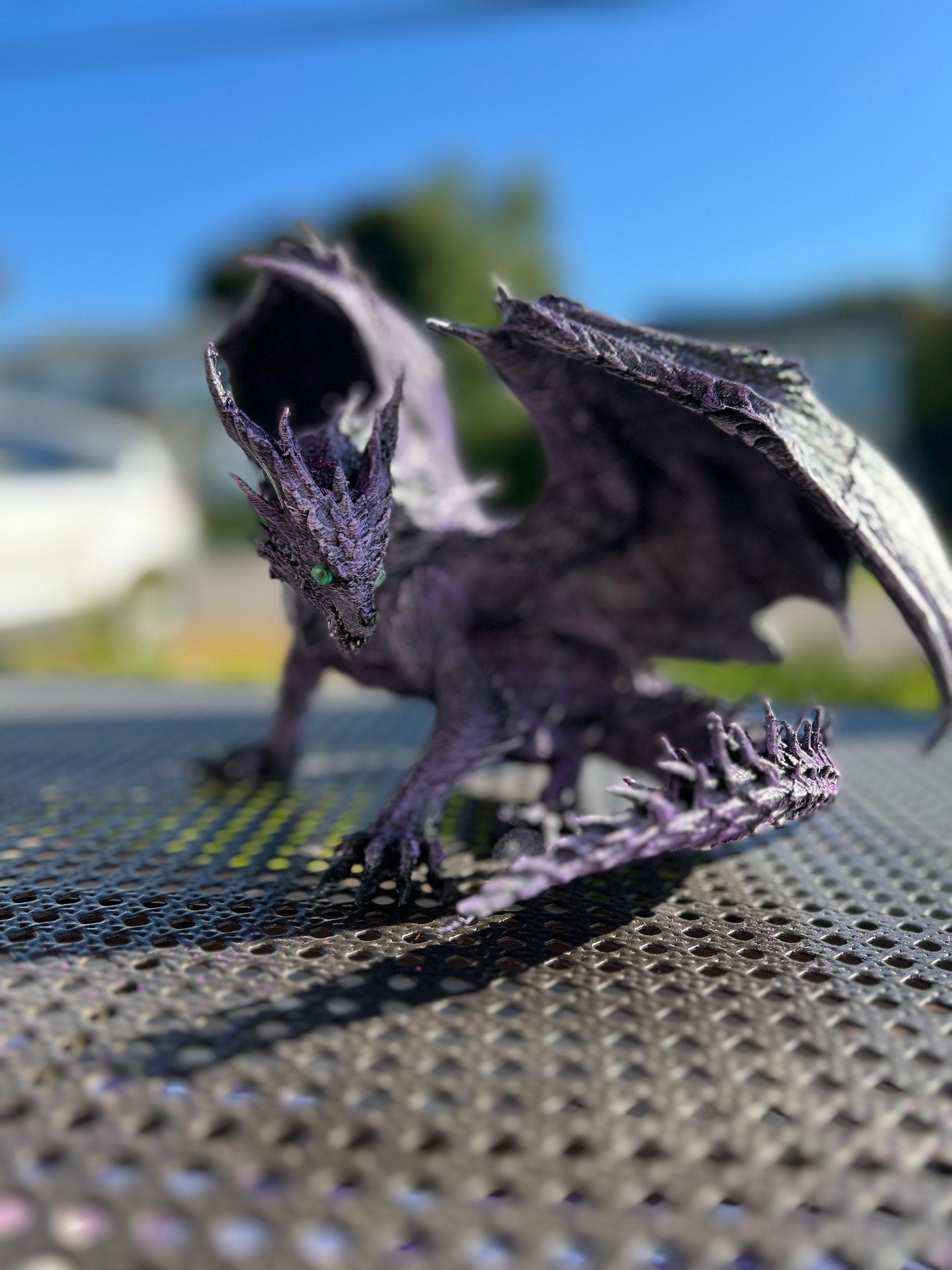 3D Spitting Dragon - Etsy