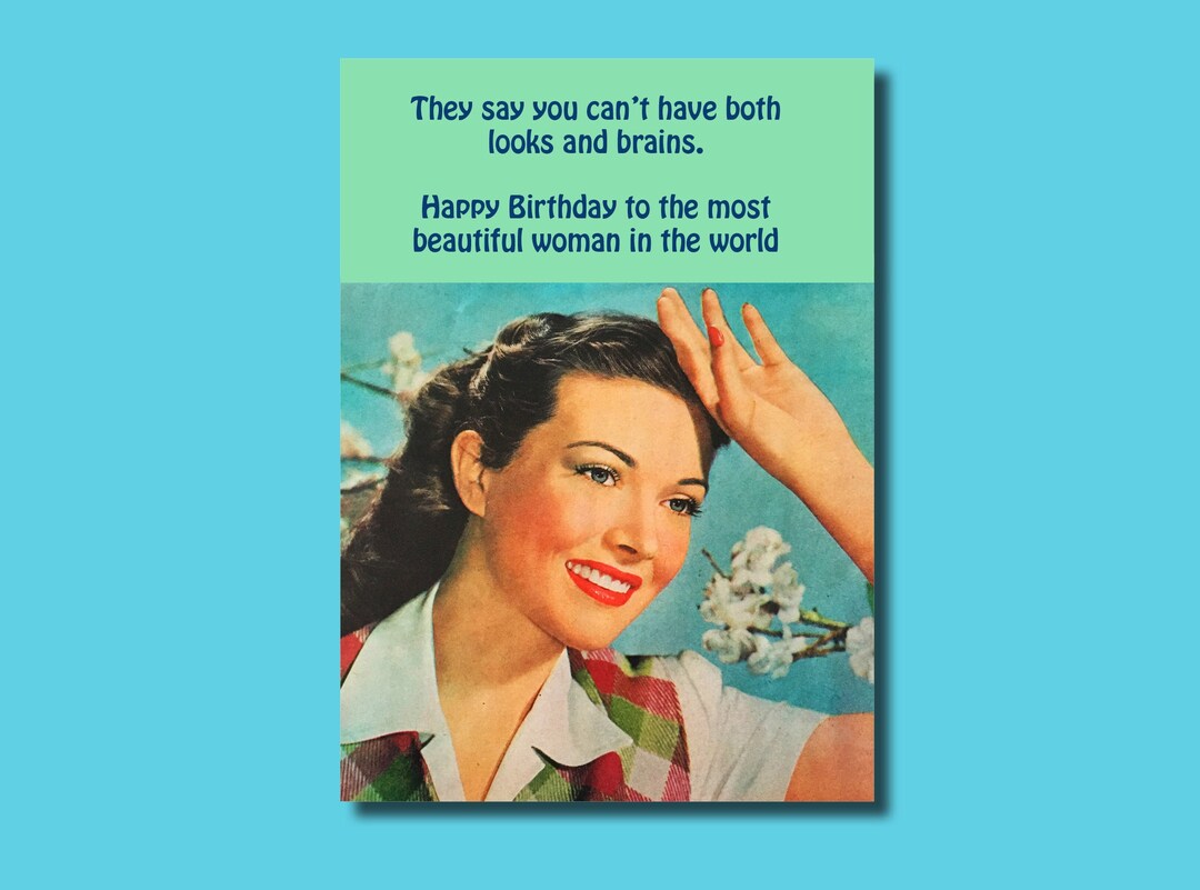 Funny Rude Birthday Card For A Woman Etsy Funny Rude Birthday Card For A Woman Etsy
