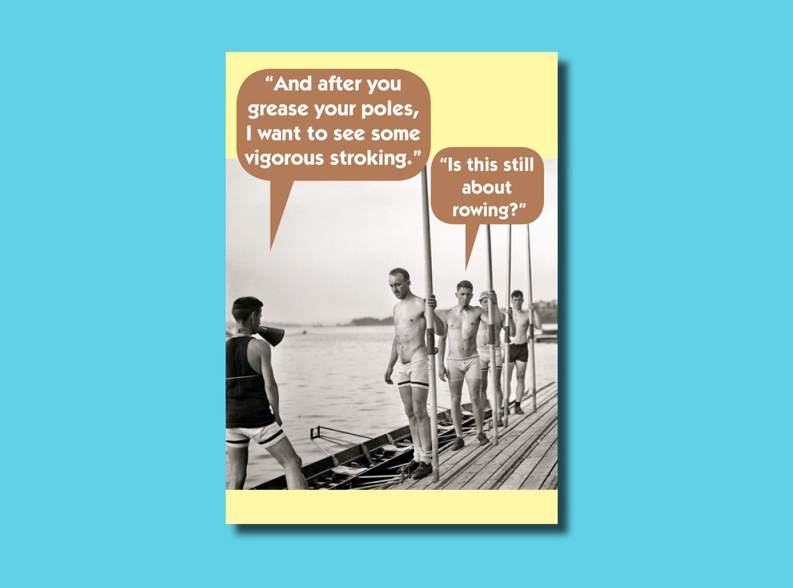 Gay Adult Humor Card, Man to Man, All Occasion, Funny - Etsy
