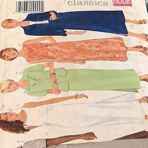 90s Y2K Dress Pattern Butterick 5932 - Etsy