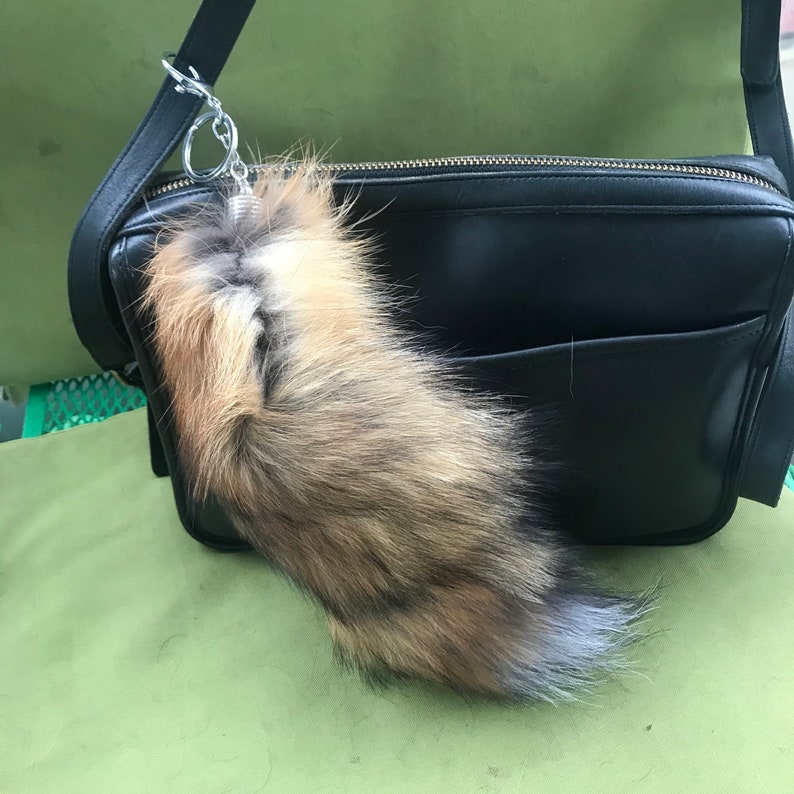 GENUINE Real Red Fox Tail Keychain Lanyard - Etsy Australia