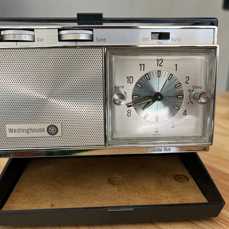 1960s Clock Radio - Etsy