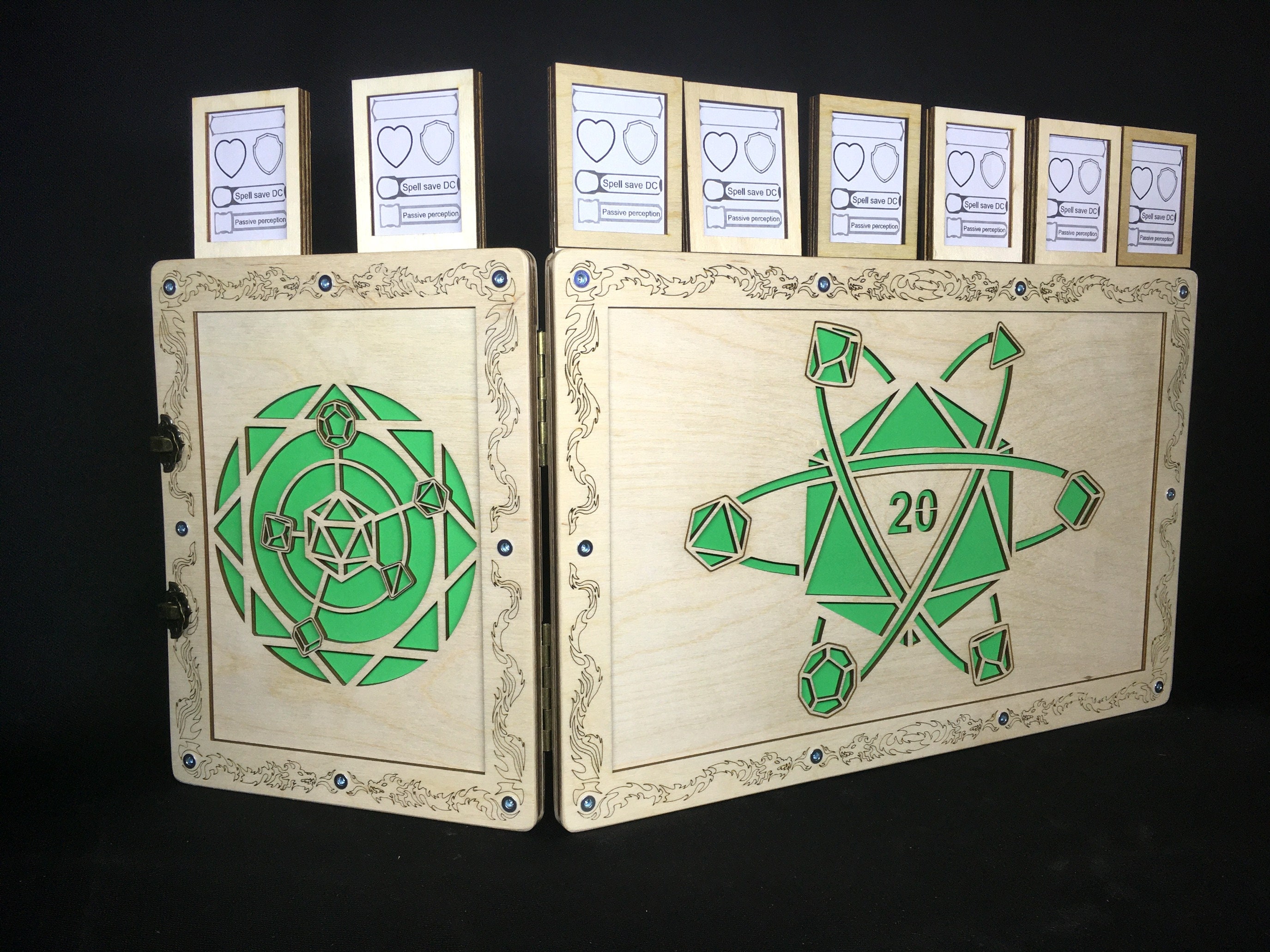 Dungeon Master Screen DnD Accessories Fantasy DM Screen | Etsy