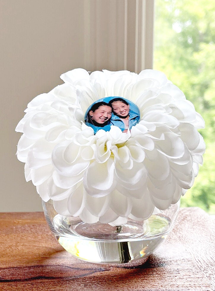 Unique Picture Frame Flower Frame Personalized Faux Floral - Etsy
