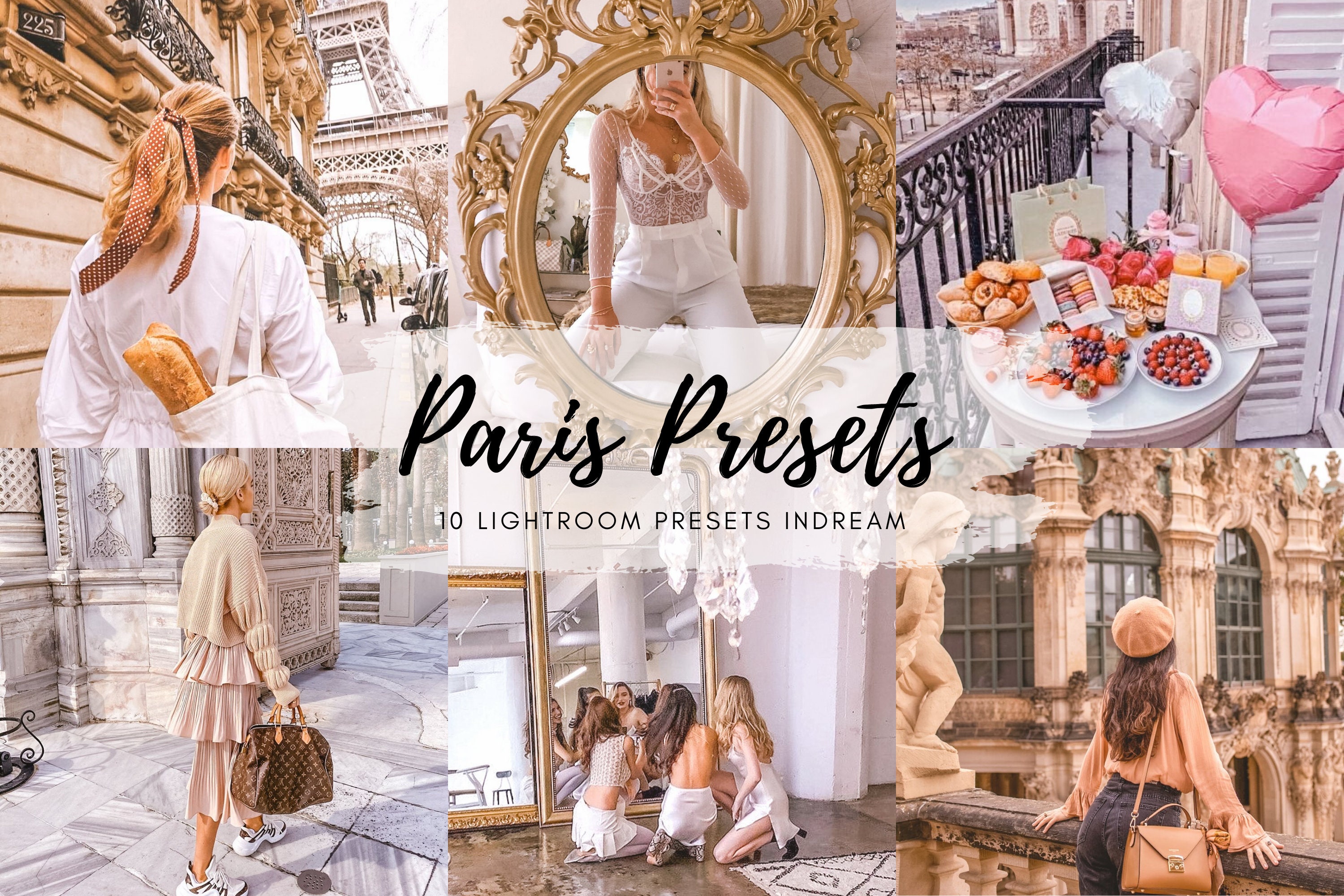 10 Paris Presets Emily in Paris Merch Paris Filter Bougie - Etsy