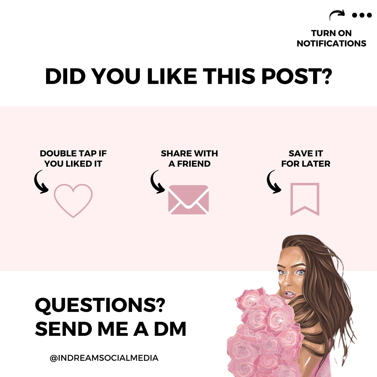 Pink Instagram Post Stories Template Canva, Instagram Branding, Pink ...