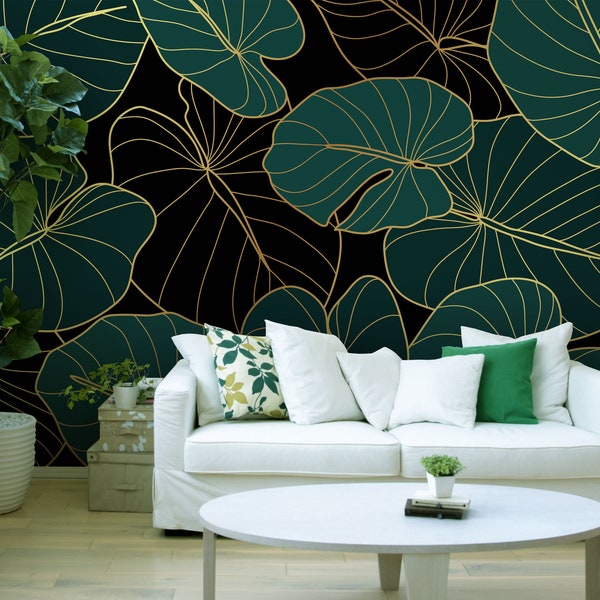 Philodendron Wall - Etsy