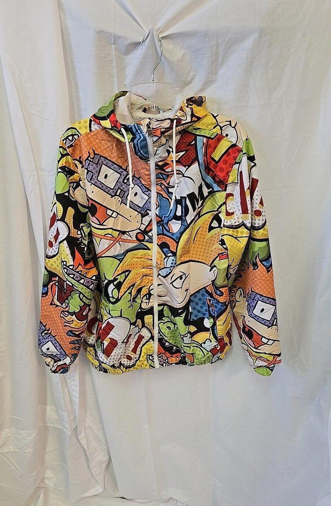 Members Only Jacket Nickelodeon Rugrats Retro 90's M Windbreaker - Etsy