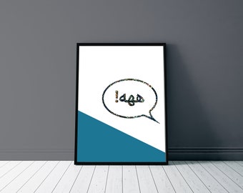 Tayeb okay Arabic Pop Art - Etsy