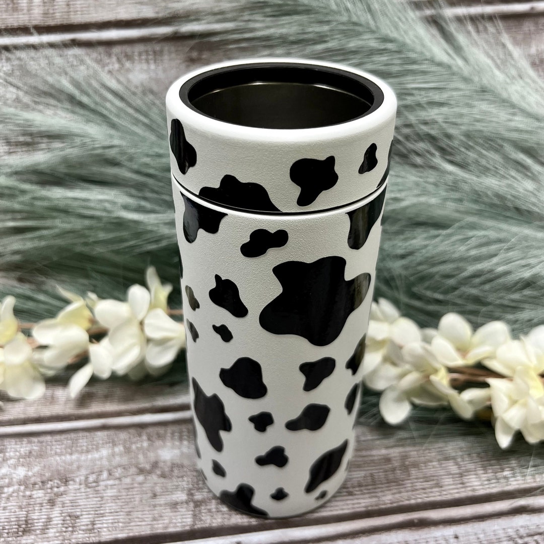 Cow Print Cup Cooler | Metal Cup Cooler | Drink Cooler | Western ...