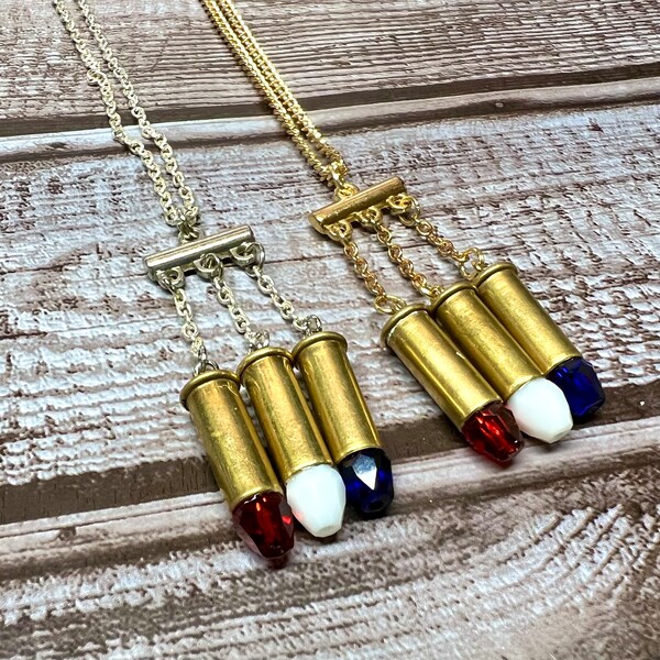 Necklace With Bullet - Etsy