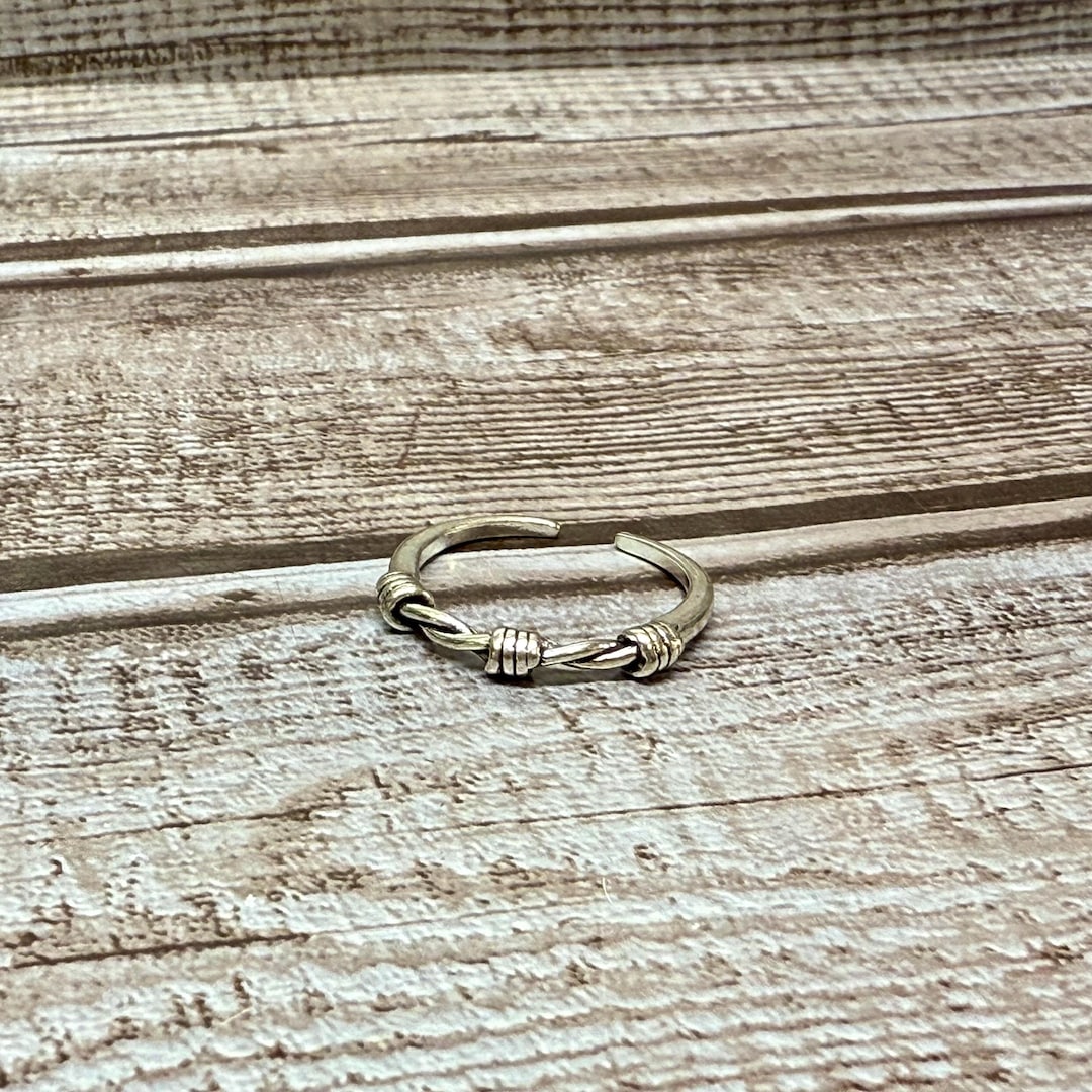 Barbed Wire Adjustable Ring | Western Barbed Wire Ring | Western ...