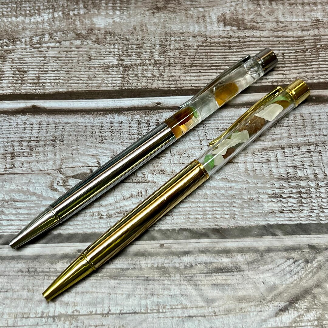 Sea Glass Ball Point Floating Pen Sea Glass Pen Sea Glass Sea Glass ...