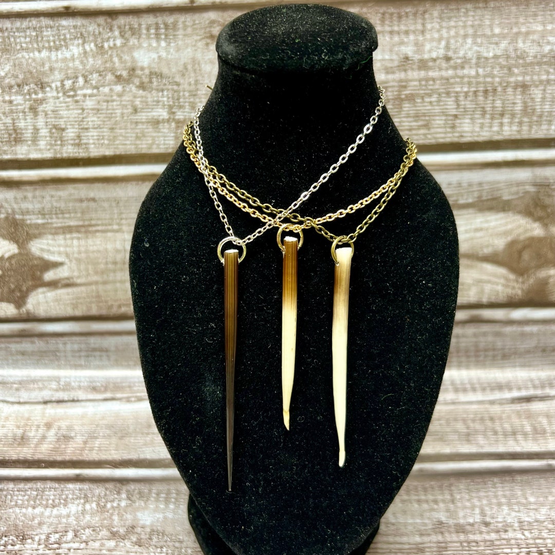 Porcupine Quill Necklace | Porcupine Necklace | Western Necklace ...
