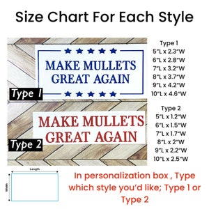 Make Mullets Great Again Sticker / Decal | Mullet Sticker | Bumper ...