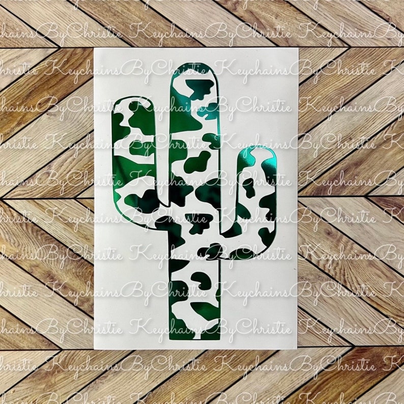 Cow Print Cactus Decal Cow Print Decal Cactus Decal - Etsy