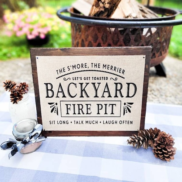 Campfire Sign - Etsy