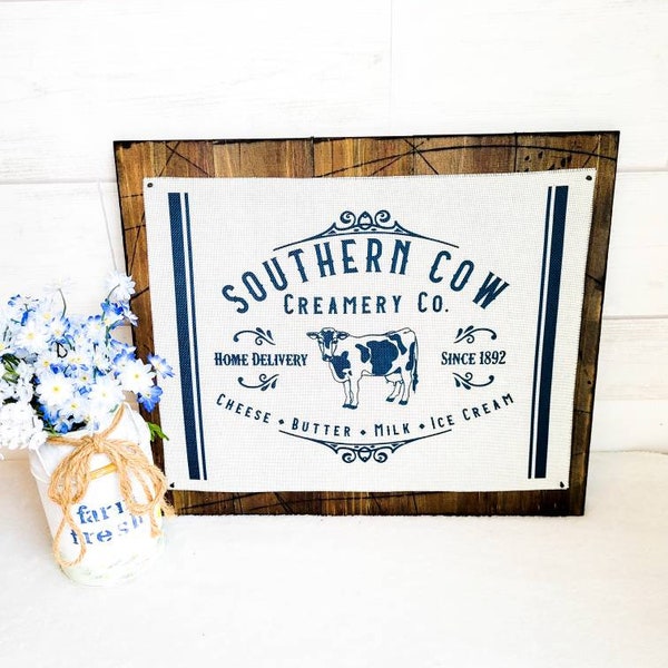 Vintage Dairy Sign - Etsy