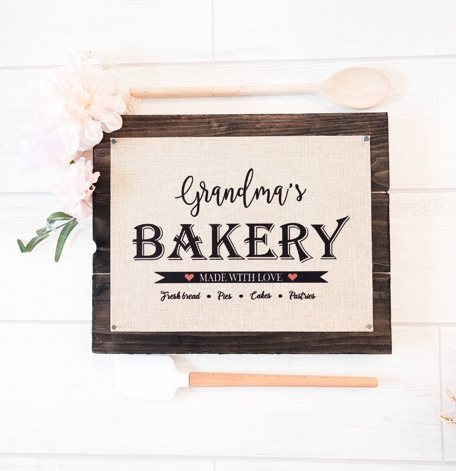 Grandma's Bakery Sign Grandma's Kitchen Sign Custom - Etsy Singapore