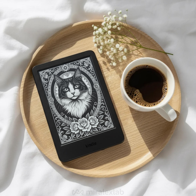 Majestic Cat Kindle Lock Screen – Borderless Wallpaper (digital ...