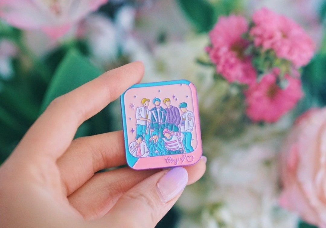 BTS Boy With Luv Soft Enamel Pin KPOP - Etsy