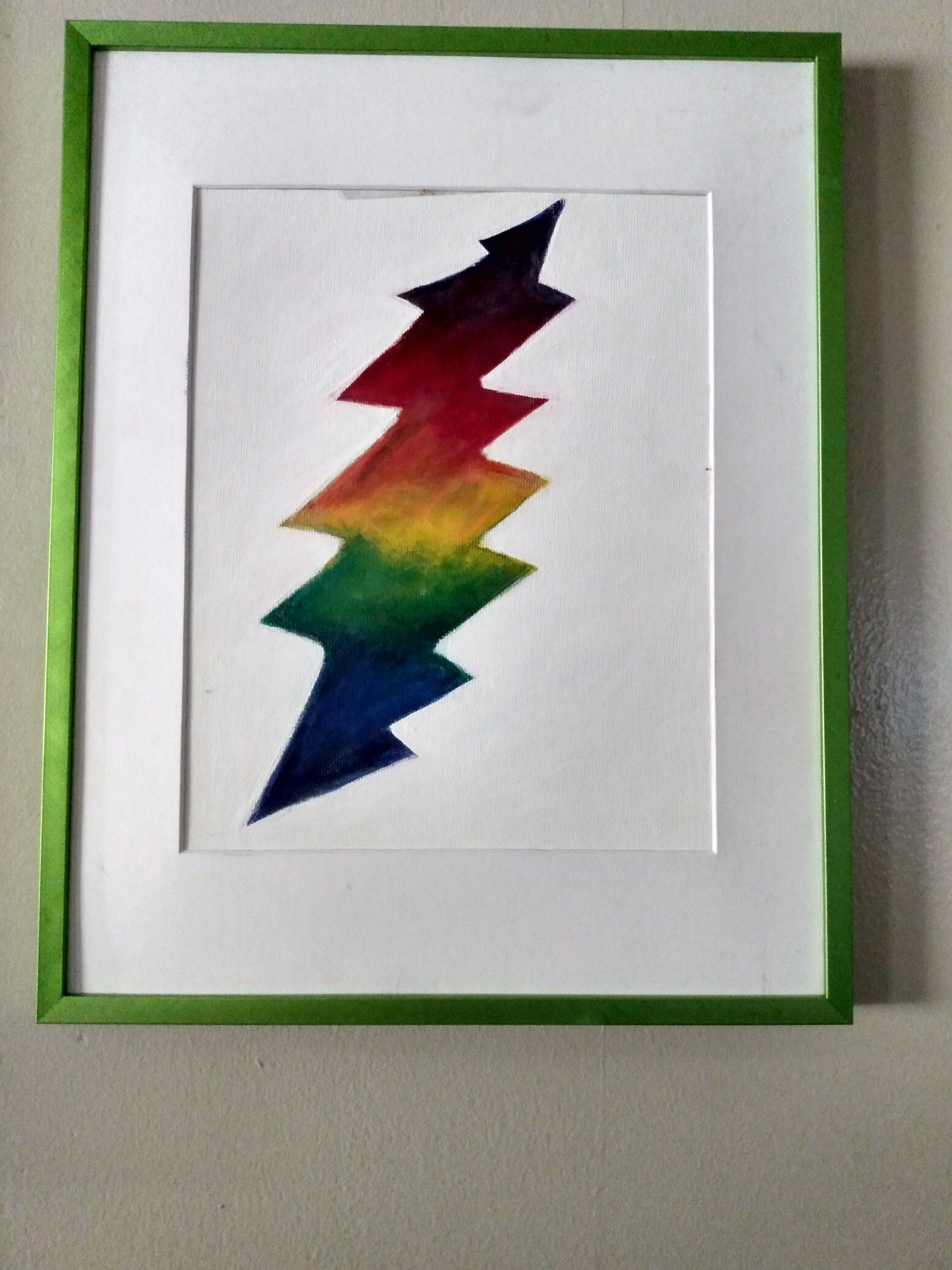 Hand Painted Grateful Dead Rainbow Lightning Bolt Logo - Etsy Denmark