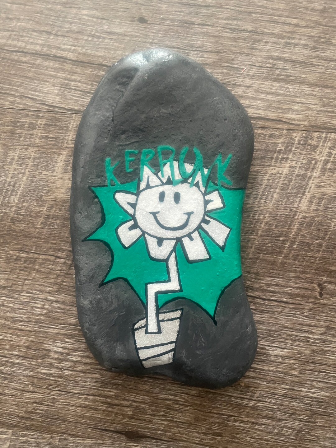 Hand Painted Green Day Kerplunk Logo Rock - Etsy