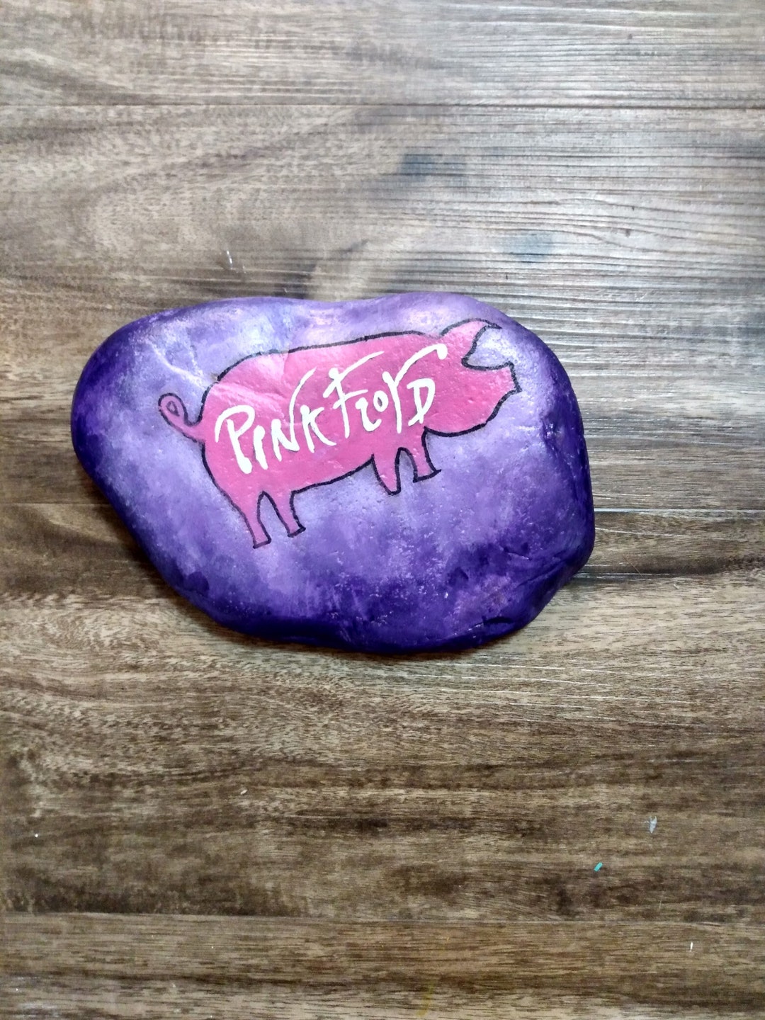 Pink Floyd Hand Painted Algie Logo Rock - Etsy