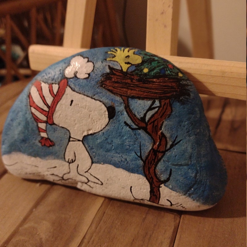 Snoopy Rocks - Etsy