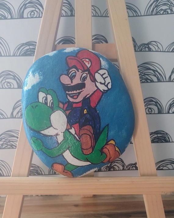 Mario Painted Pumpkin