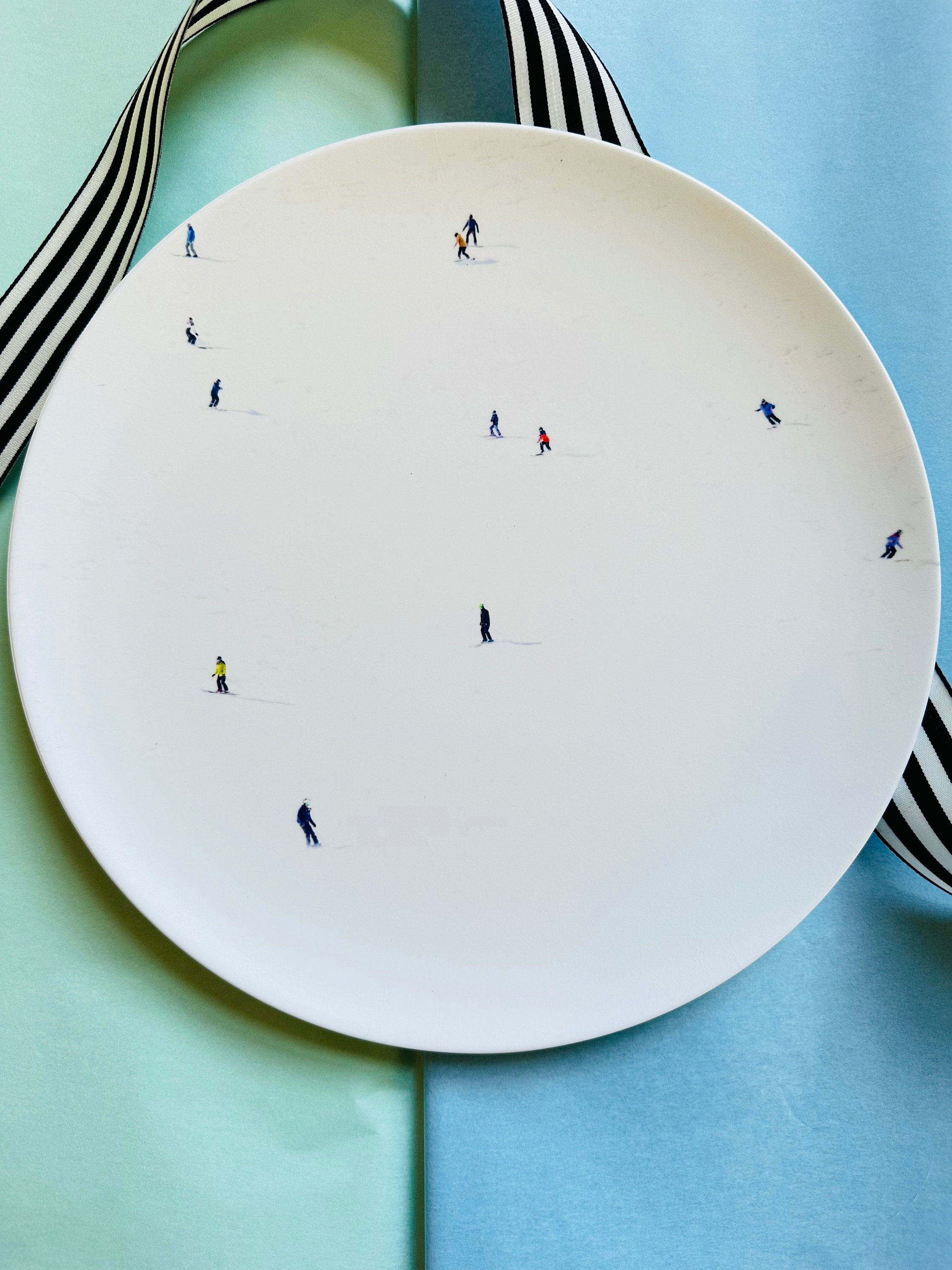 Set of 6 Ski Plates - Etsy