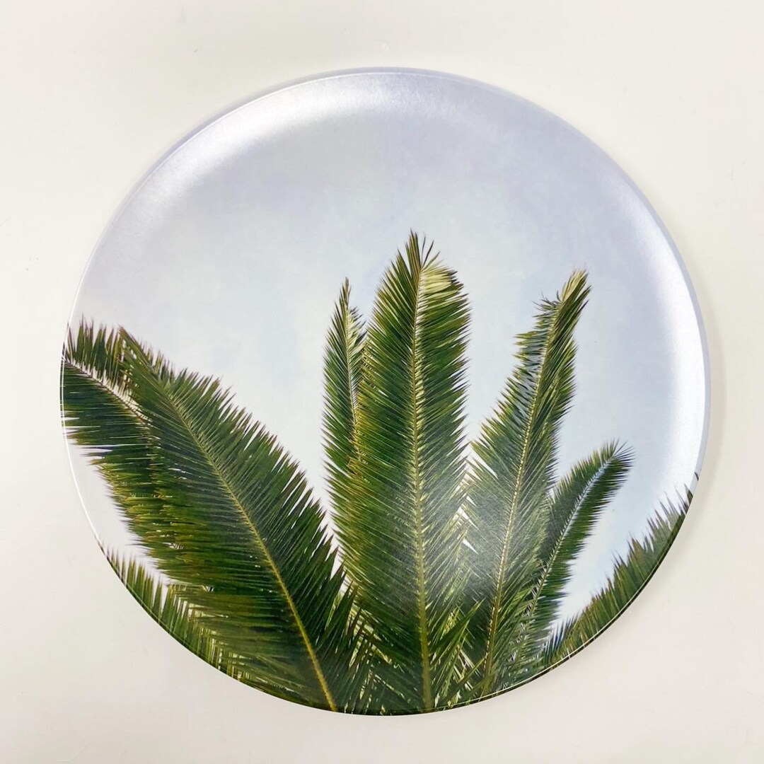 Set of 4 Palm Tree Plates - Etsy