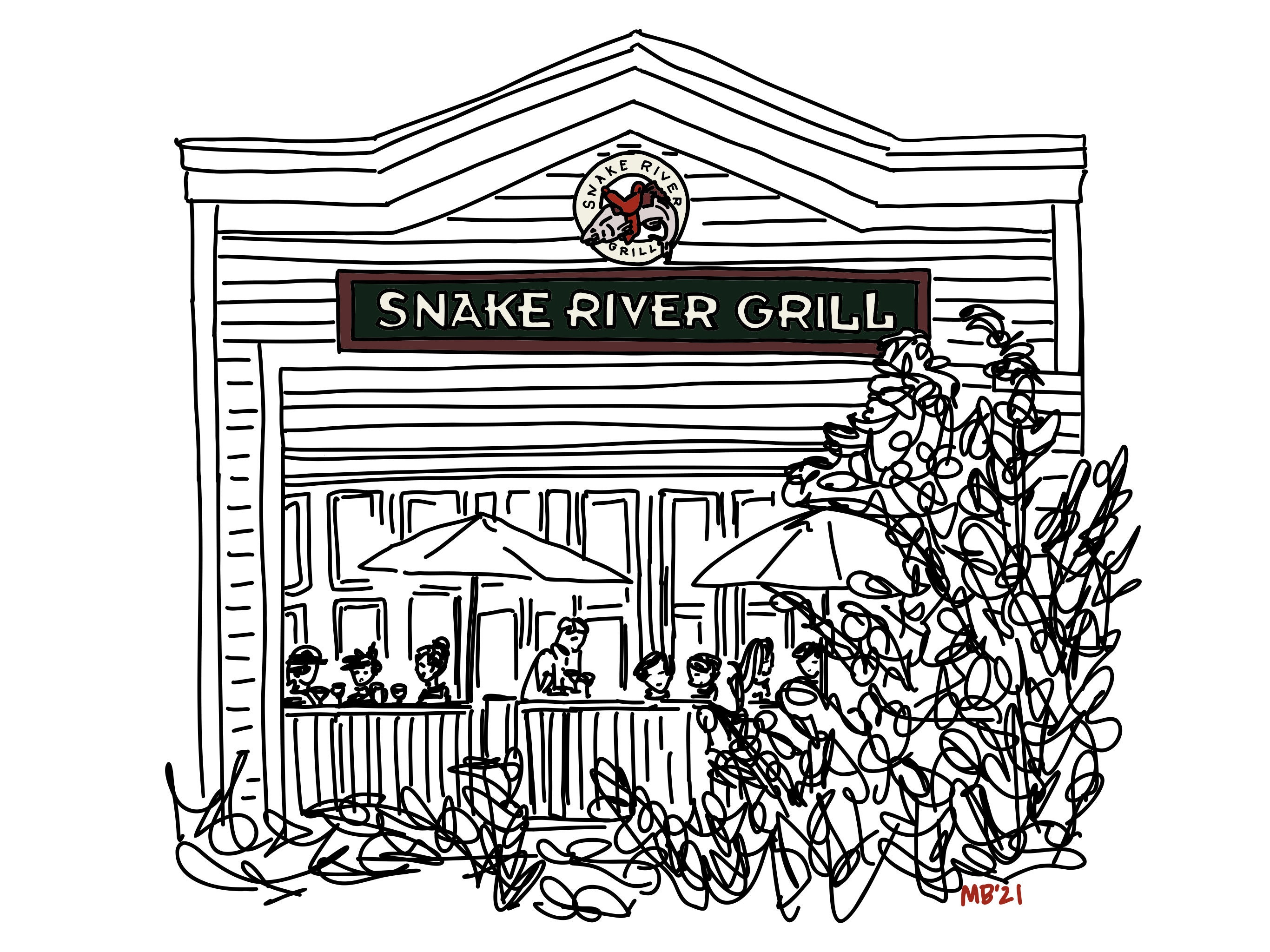 Snake River Grill - Jackson Hole, Wyoming - Etsy