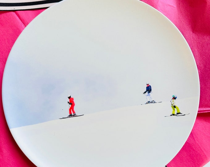 Set of 6 Ski Plates - Etsy