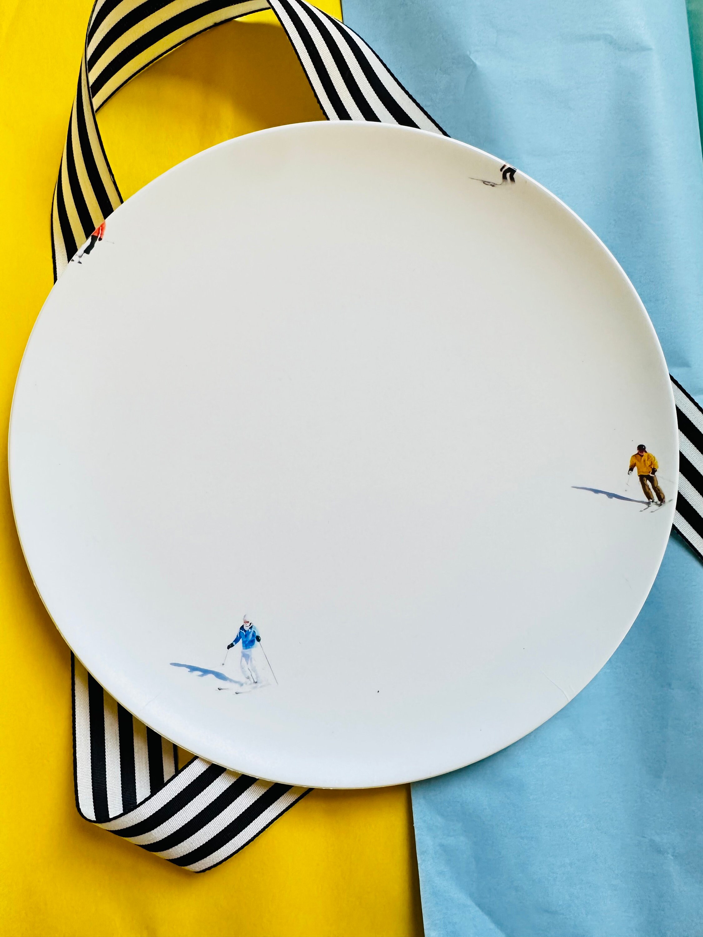 Set of 6 Ski Plates - Etsy
