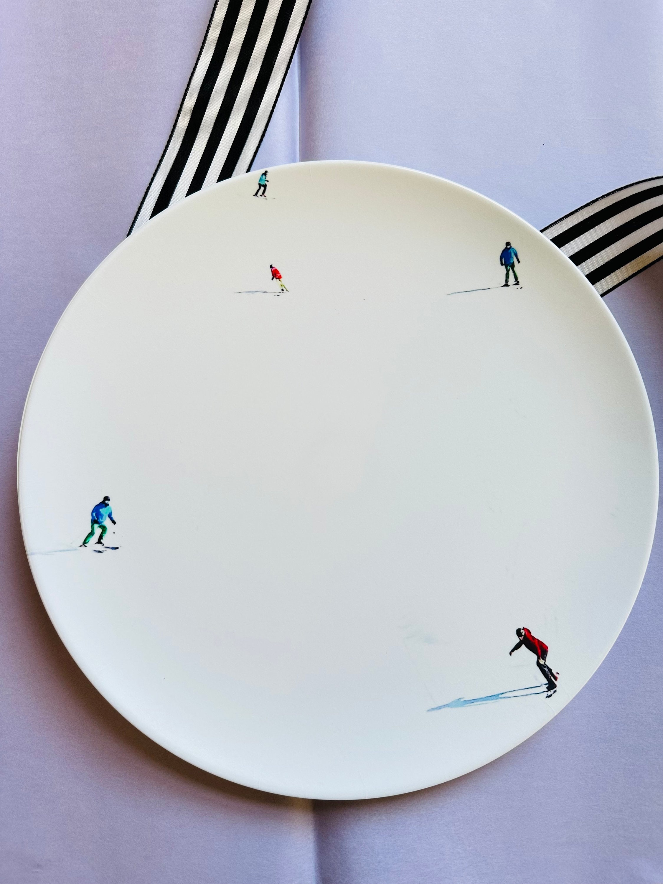 Set of 4 Ski Plates - Etsy