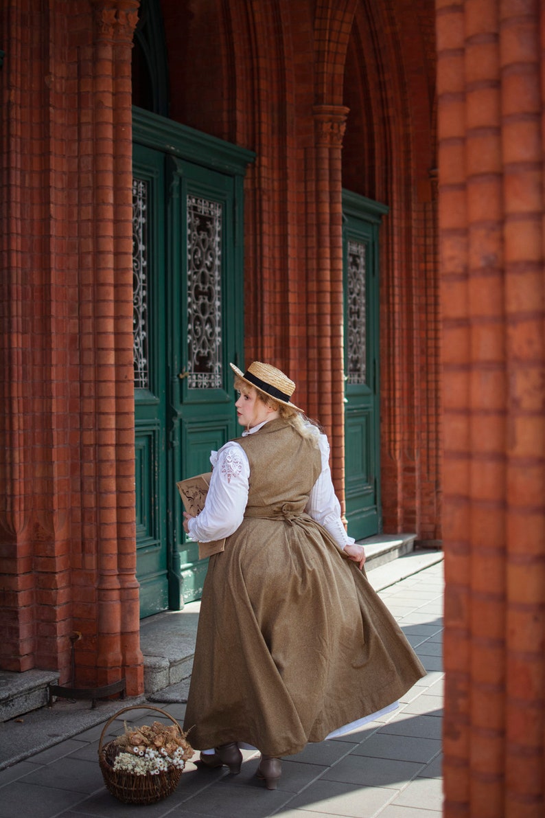 Edwardian Set, Wool Suit Women,victorian Suit, Tweed Women, Victorian ...
