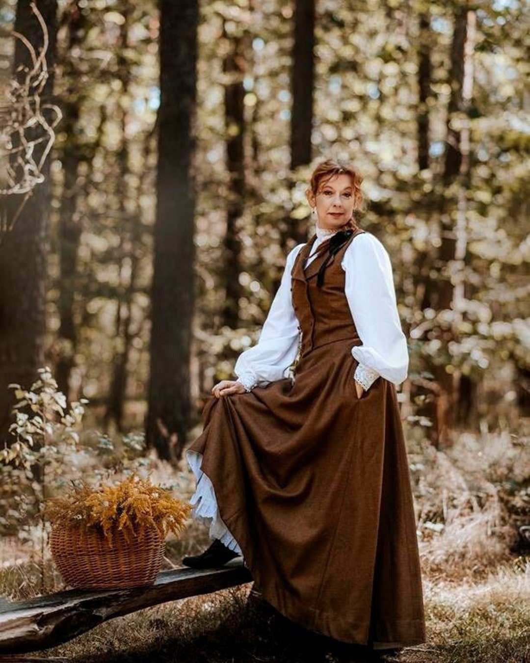 Edwardian Set,wool Suit Women,victorian Set, Gibson Girl Set, Victorian ...