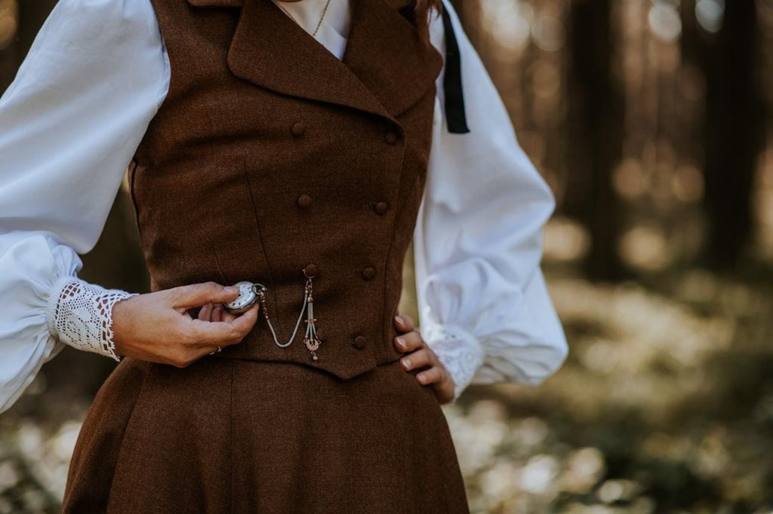 Victorian Tweed Vest: Edwardian Wool Waistcoat, Custom Made - Etsy